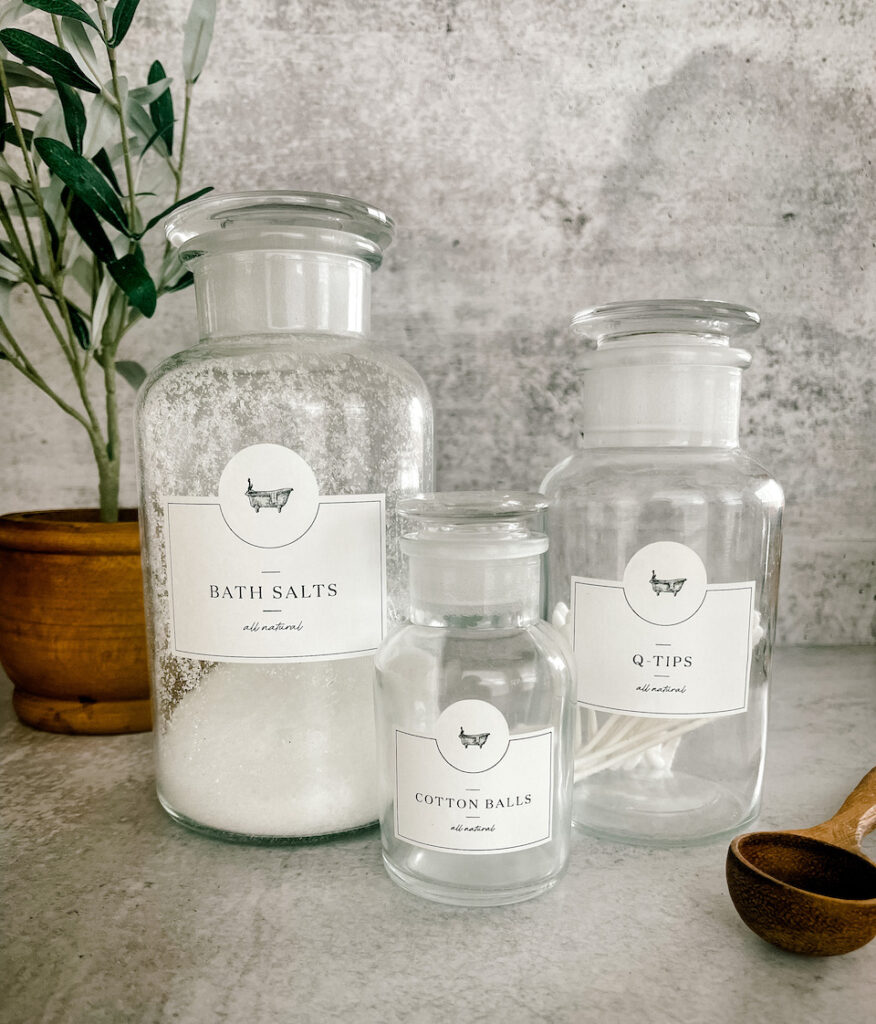 European Farmhouse Inspired Organization + labels | byJamieJune